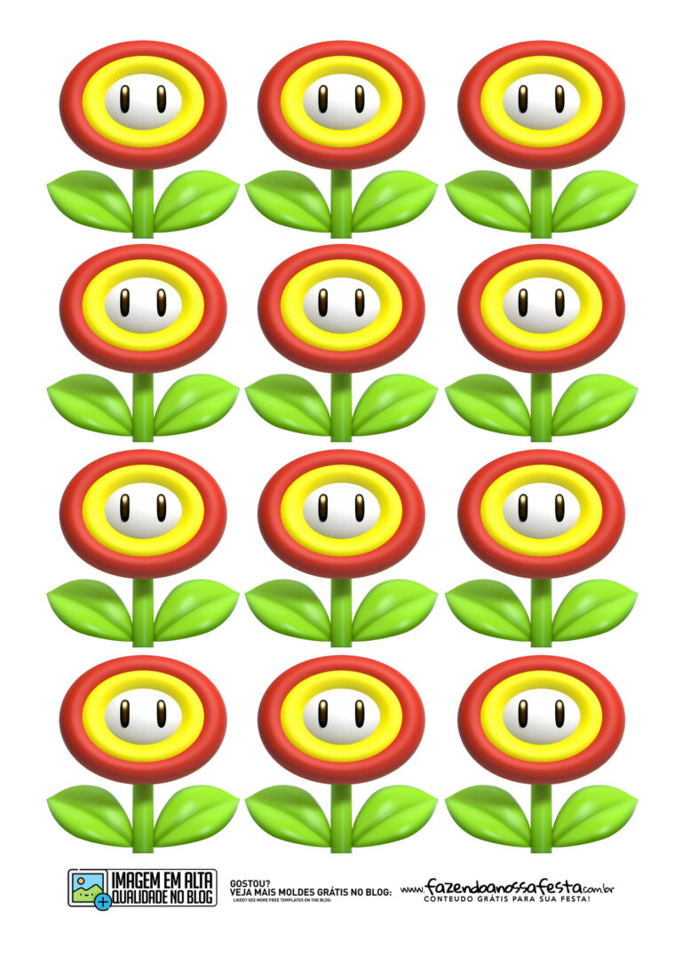 Flor do Super Mario 2 - Fazendo a Nossa Festa