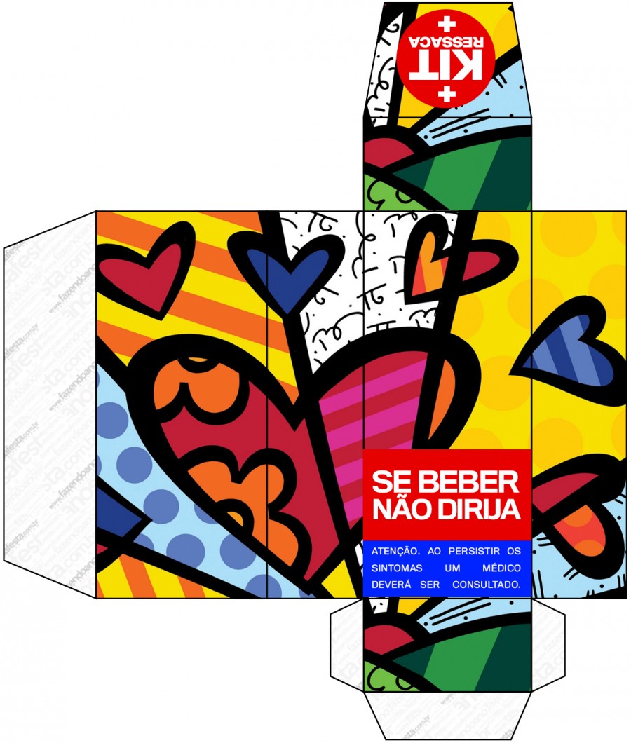 KIT FNF romero britto 105 - Fazendo a Nossa Festa