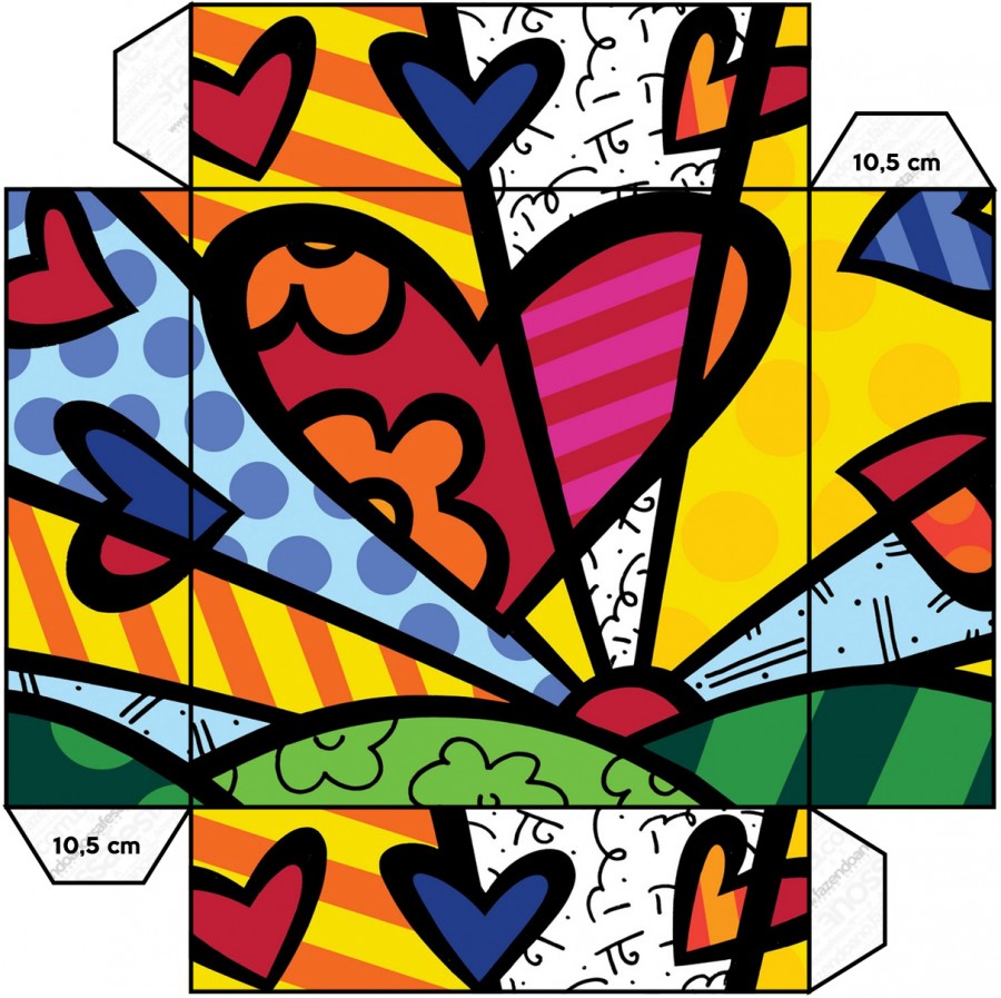 KIT FNF romero britto 109 - Fazendo a Nossa Festa