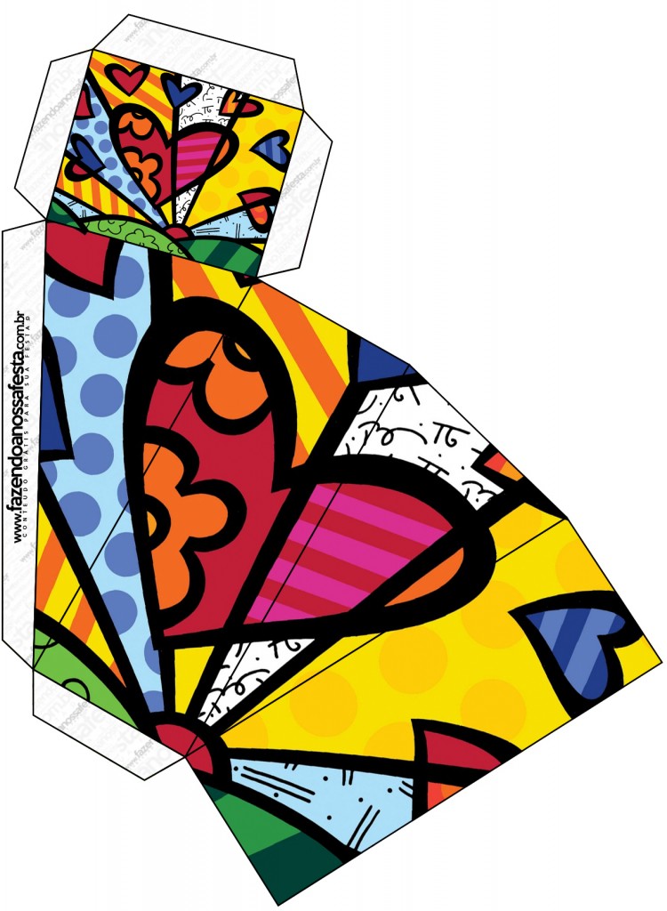 KIT FNF romero britto 57 - Fazendo a Nossa Festa