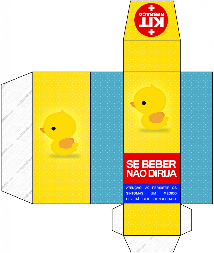 KIT PATO AMARELO 105 - Fazendo a Nossa Festa
