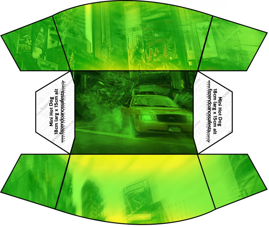 KIT FNF 2 hulk 111 - Fazendo a Nossa Festa
