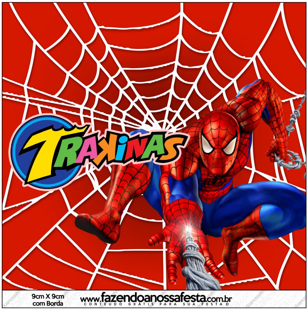 KIT FNF homen aranha 40 - Fazendo a Nossa Festa