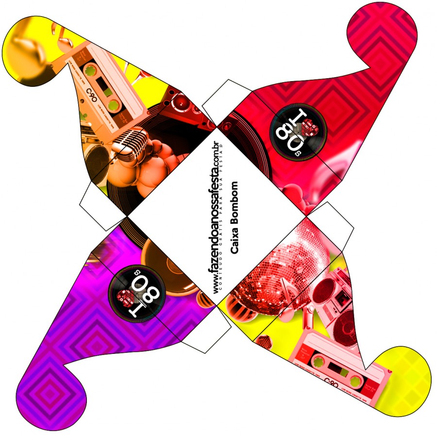 Kit Completo Digital Anos 80!