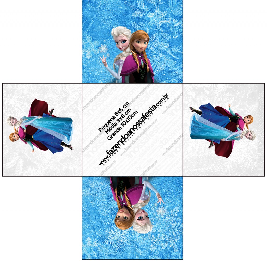 Frozen Branco e Azul 2 93 - Fazendo a Nossa Festa