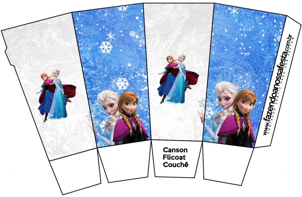 Frozen Branco e Azul 122 - Fazendo a Nossa Festa