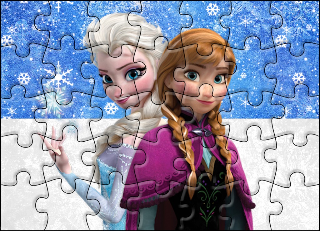 Frozen Branco e Azul 187 - Fazendo a Nossa Festa