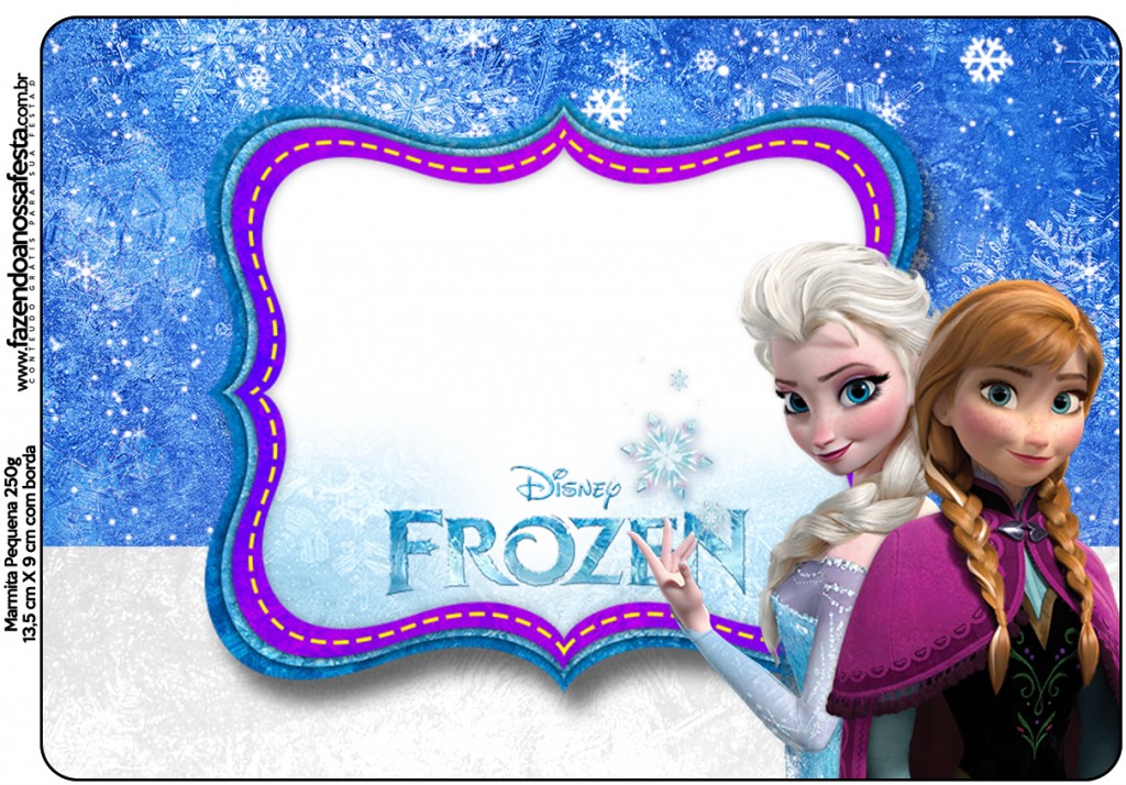 Frozen Branco e Azul 69 - Fazendo a Nossa Festa