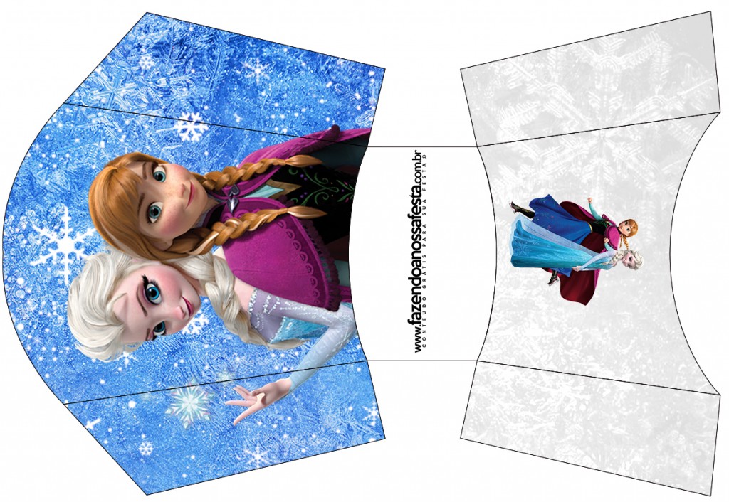 Frozen Branco e Azul 91 - Fazendo a Nossa Festa