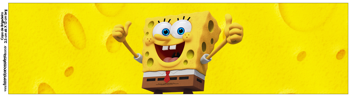 Copinho de Brigadeiro Bob Esponja Um Herói Fora DÁgua - Fazendo a Nossa ...