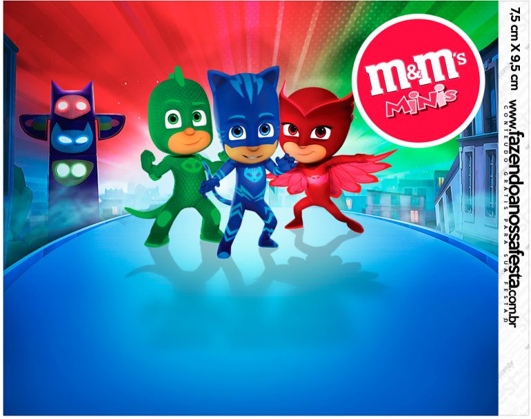 Mini MeM PJ Masks - Fazendo a Nossa Festa