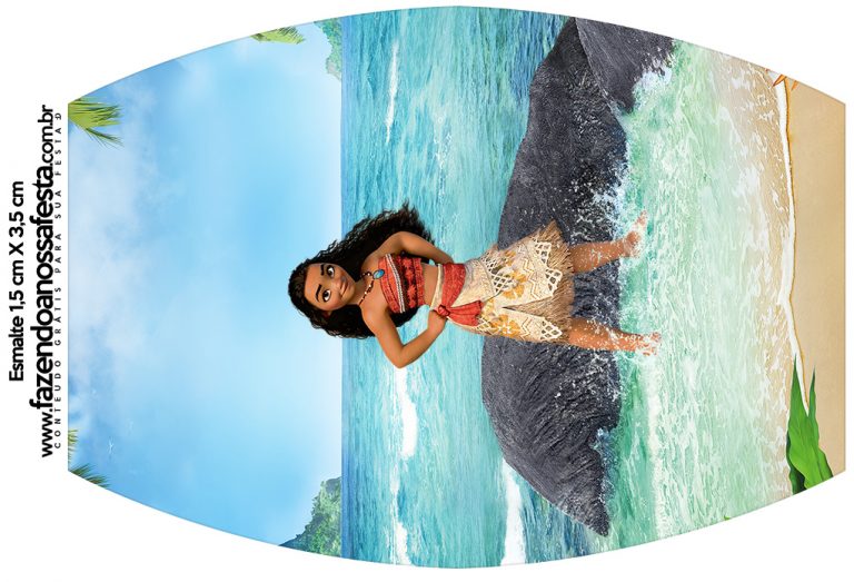 Rotulo Esmalte Moana - Fazendo a Nossa Festa