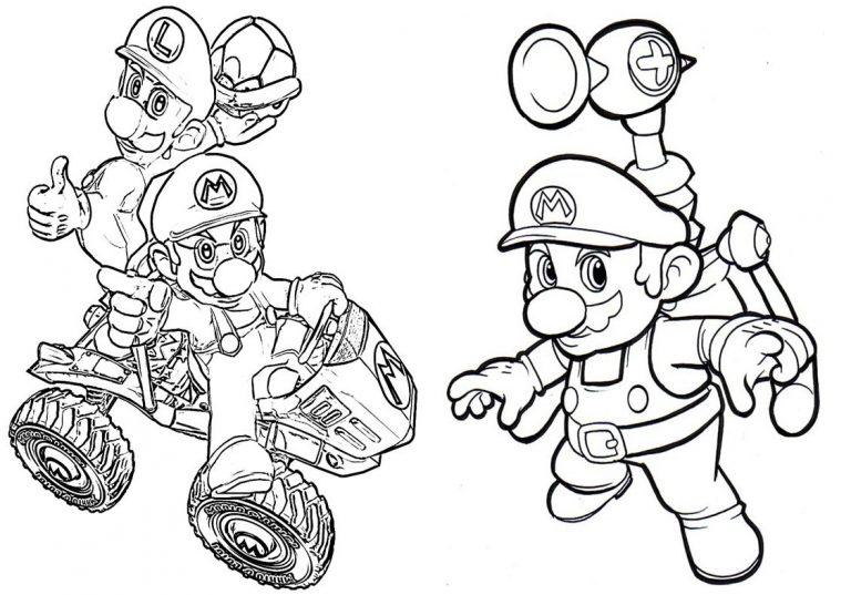 Livrinho para Colorir Mario Bros 3 - Fazendo a Nossa Festa