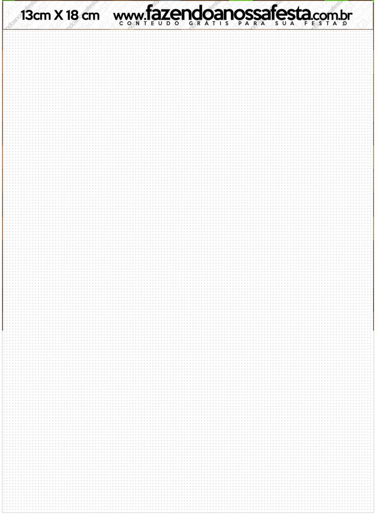 Convite com Envelope Minecraft - Fazendo a Nossa Festa