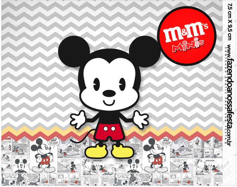 Mini MeM Mickey Baby Vintage - Fazendo a Nossa Festa