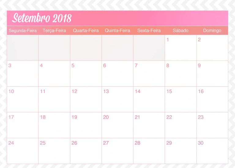 9 Calendario Mensal Planner de Professor Unicornio Setembro - Fazendo a ...