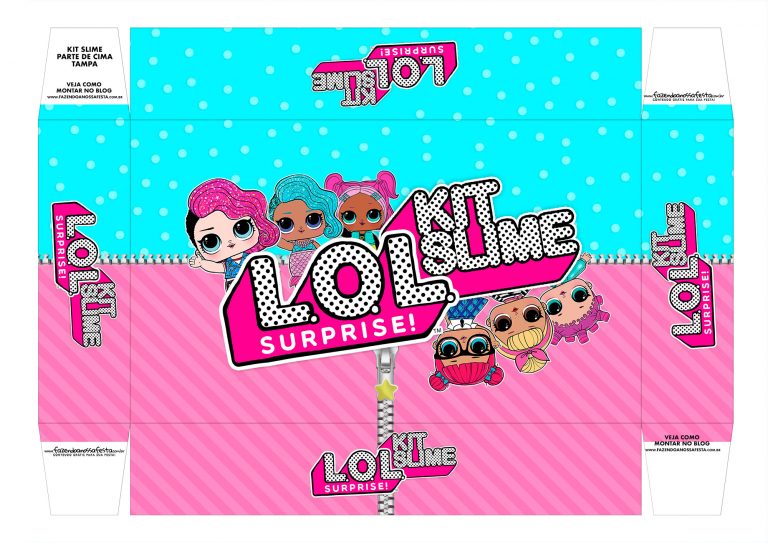 Kit Slime Lol Surprise Tampa - Fazendo a Nossa Festa