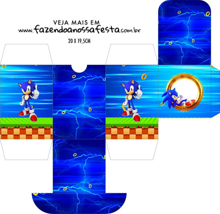 Caixa Baleiro Sonic - Fazendo a Nossa Festa