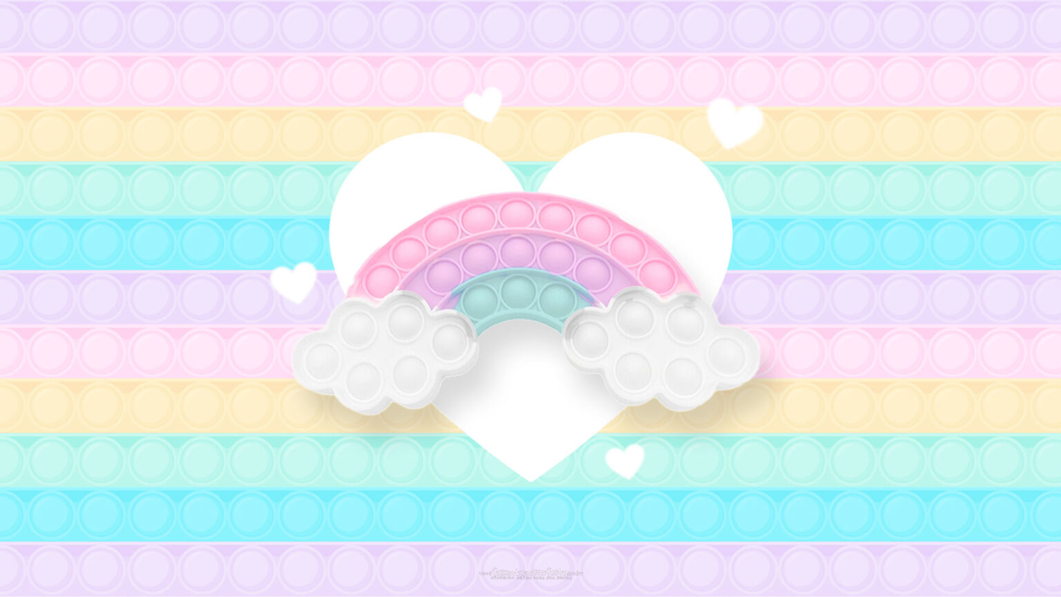 Painel TV Pop It Candy Color - Fazendo a Nossa Festa