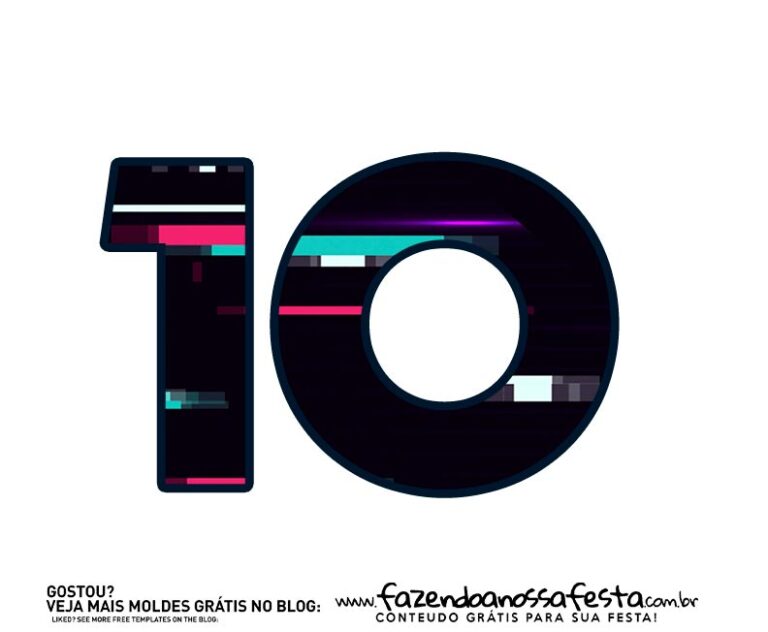 Numeros 10 Tik Tok - Fazendo a Nossa Festa