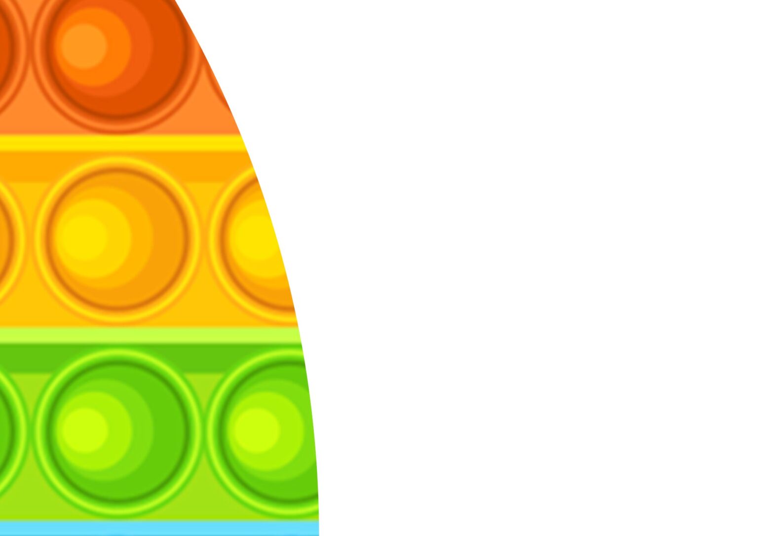 Painel Redondo Colorido Pop It 8 - Fazendo a Nossa Festa