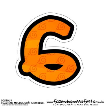 Topo de bolo Naruto e Saia de Bolo para Imprimir Grátis