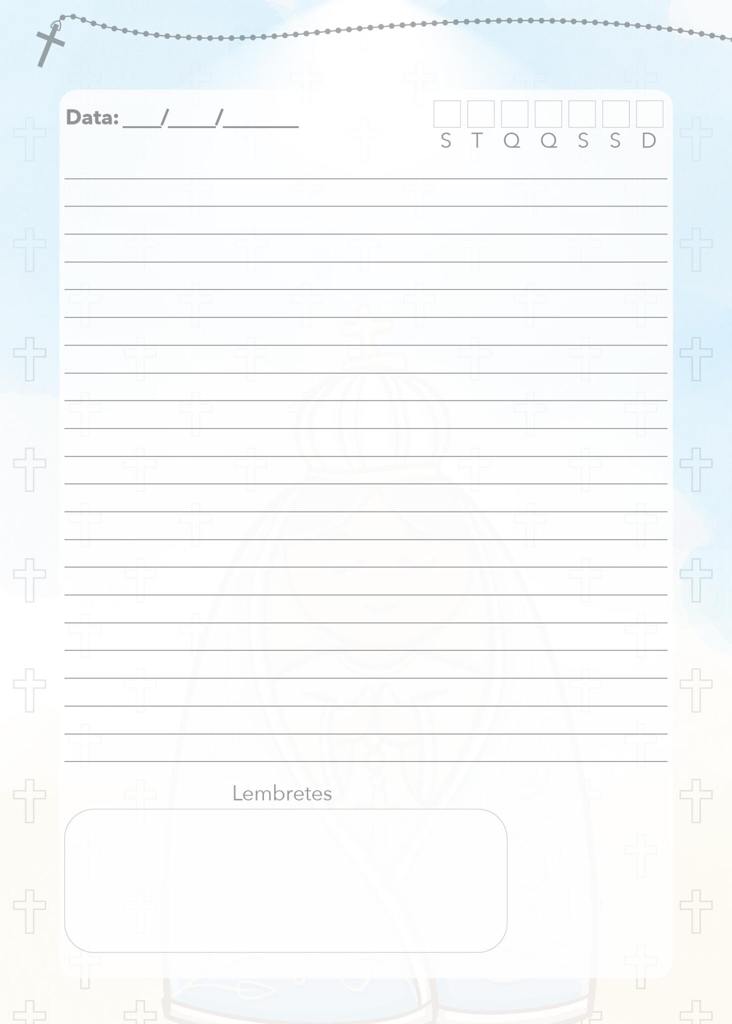 Planner 2022 Nossa Senhora Aparecida Para Imprimir Agenda Diaria