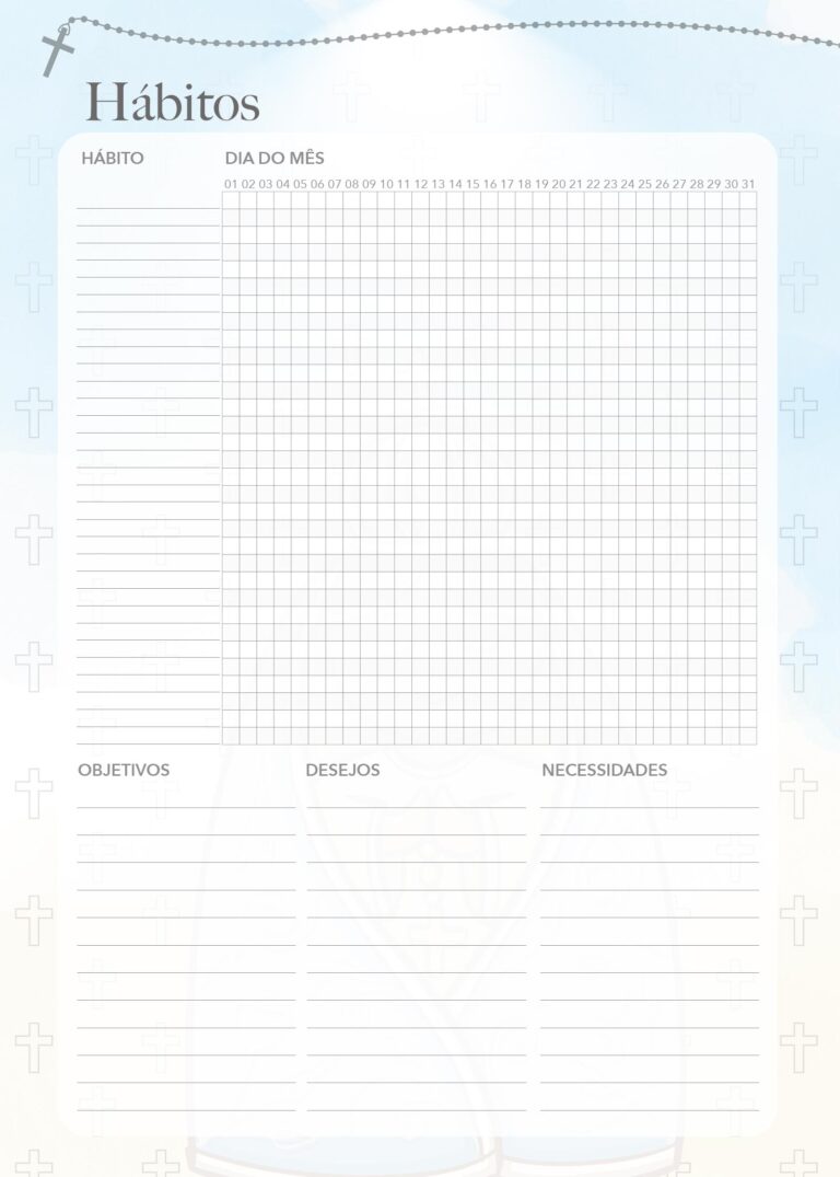 Planner 2022 Nossa Senhora Aparecida Para Imprimir Habitos Fazendo A
