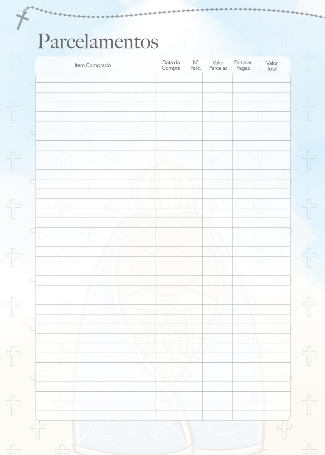 Planner 2022 Nossa Senhora Aparecida Para Imprimir Parcelamentos