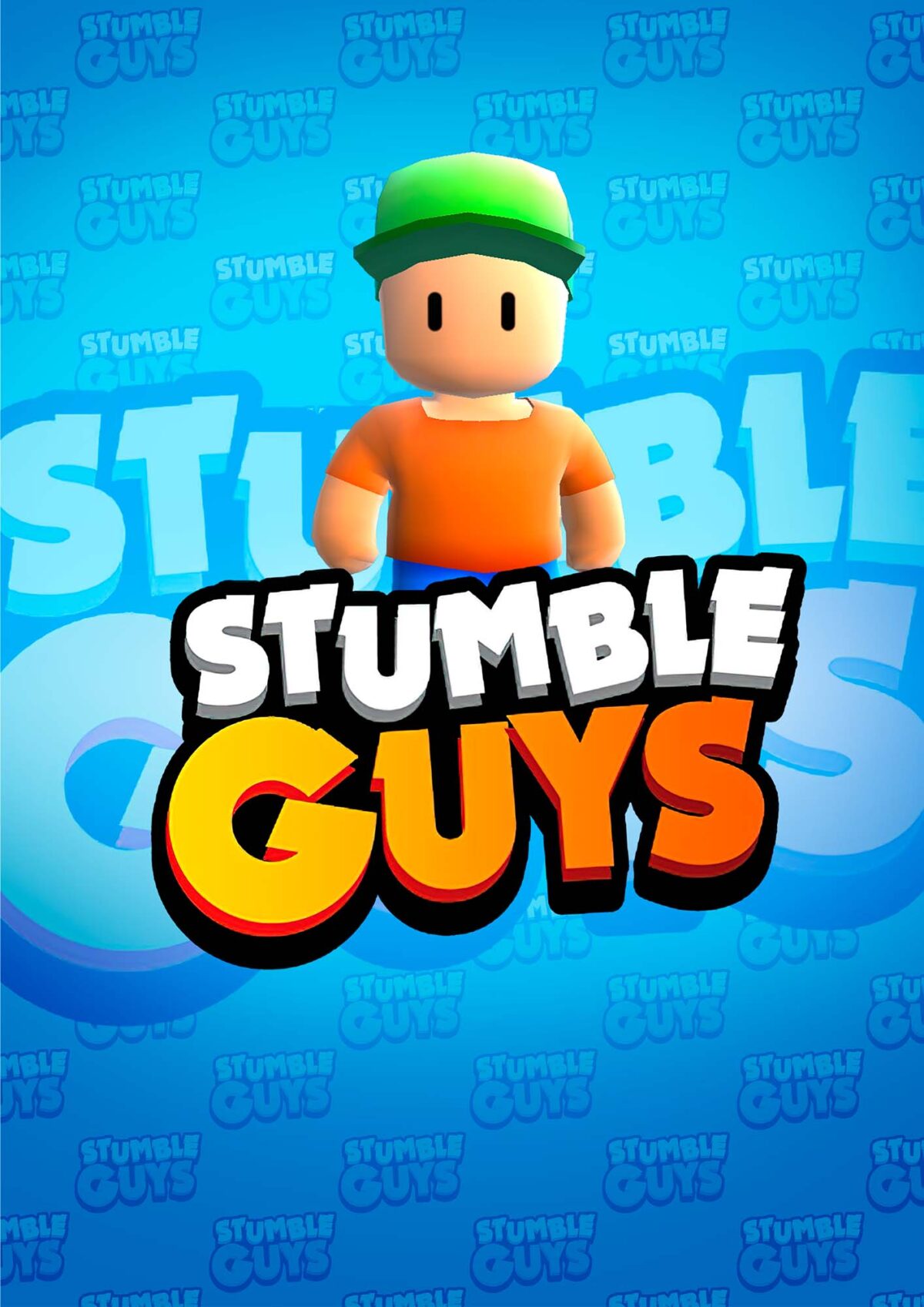 Capa de Caderno Stumble Guys - Fazendo a Nossa Festa