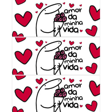 Caixa Barra de Chocolate Meme Flork para Páscoa