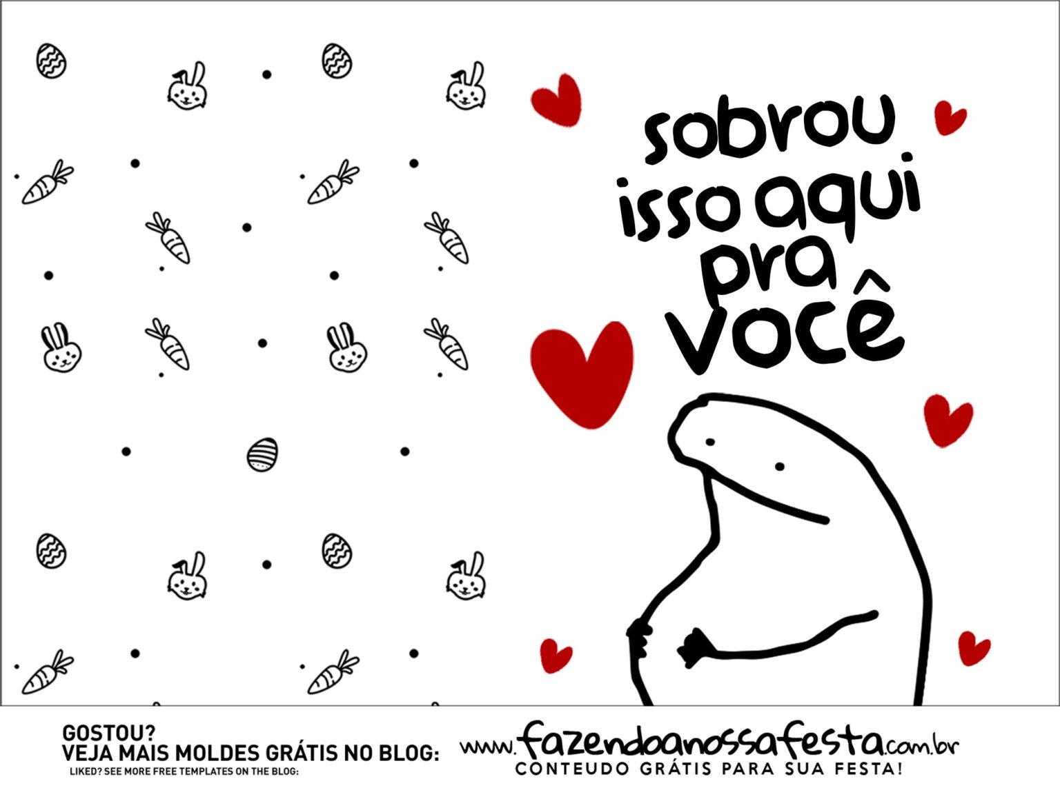 Molde Cartao Flork para chocolate 3 - Fazendo a Nossa Festa