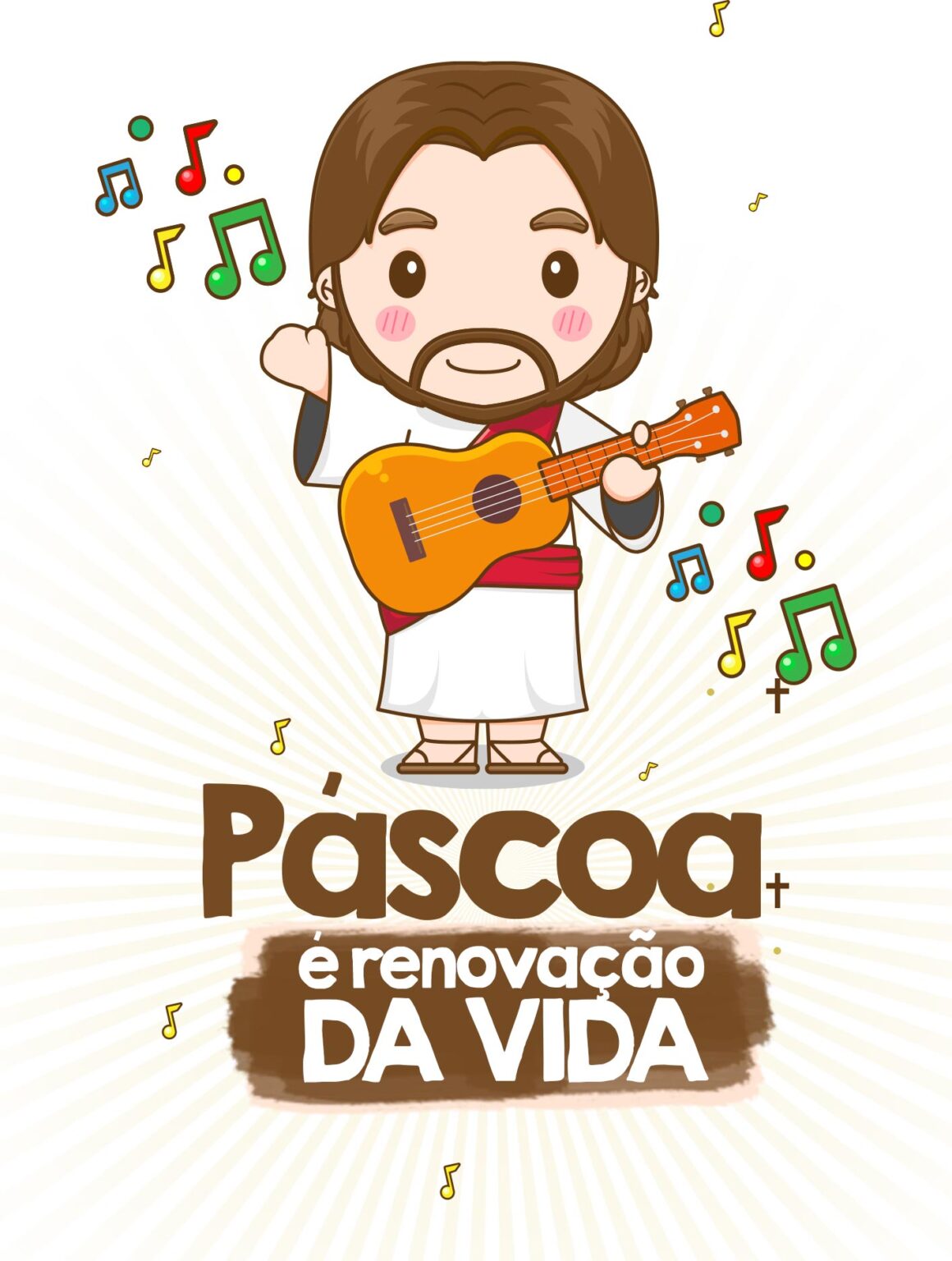 Quadro Pascoa Crista 3 - Fazendo a Nossa Festa