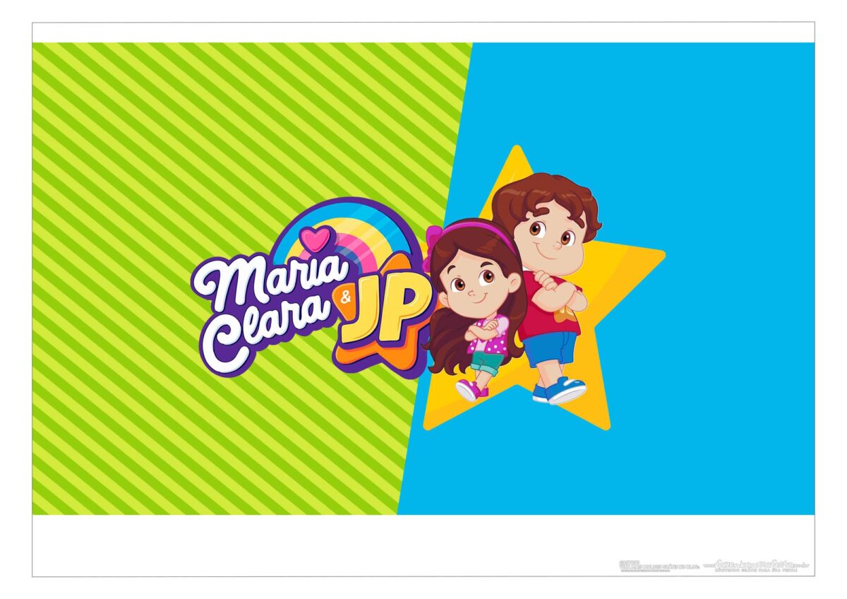 Caixa Cesta Base Maria Clara e JP - Fazendo a Nossa Festa