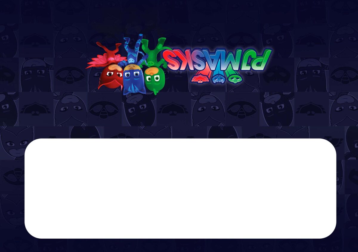 Caixa Cesta Tag Avulsa PJ Mask - Fazendo a Nossa Festa