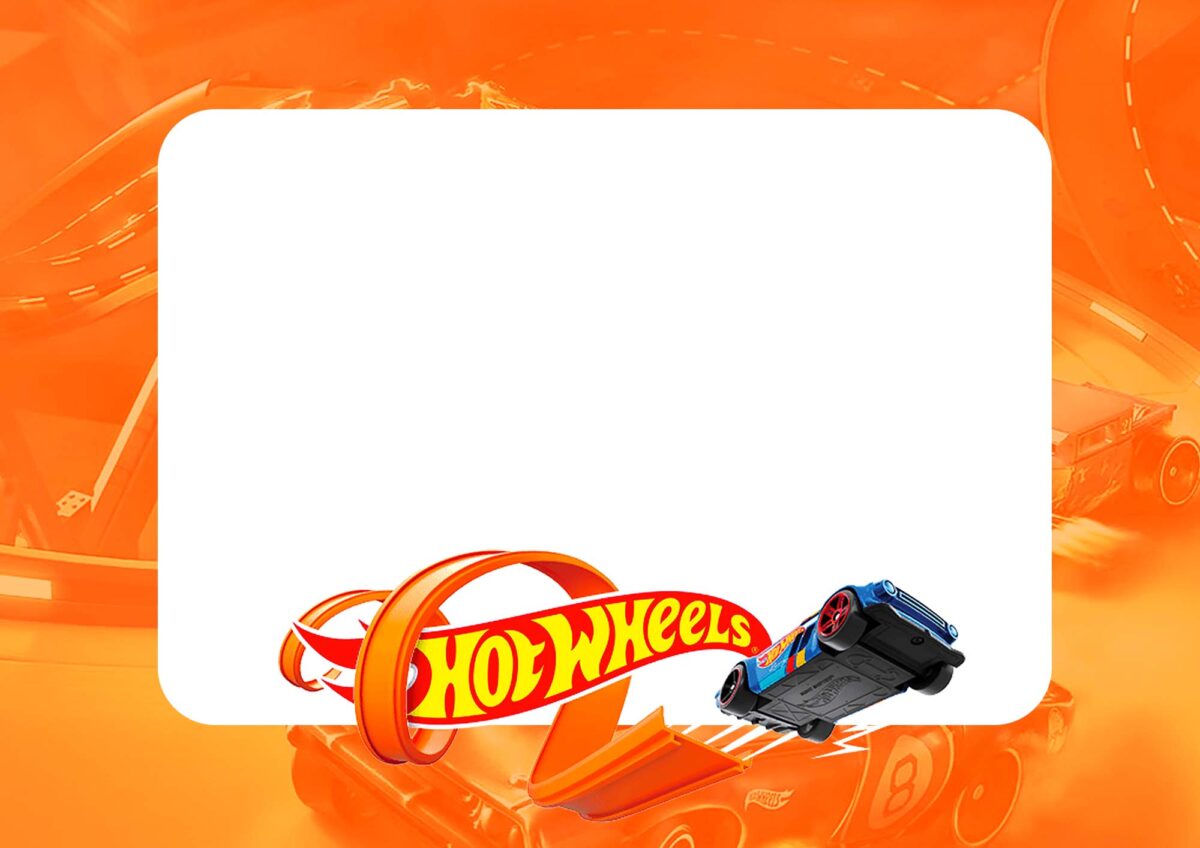 Caixa Cesta Tag Hot Wheels - Fazendo a Nossa Festa