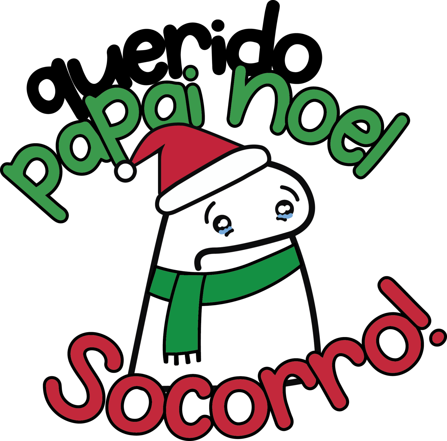 Querido Papai Noel Ele Flork Natal - Fazendo a Nossa Festa