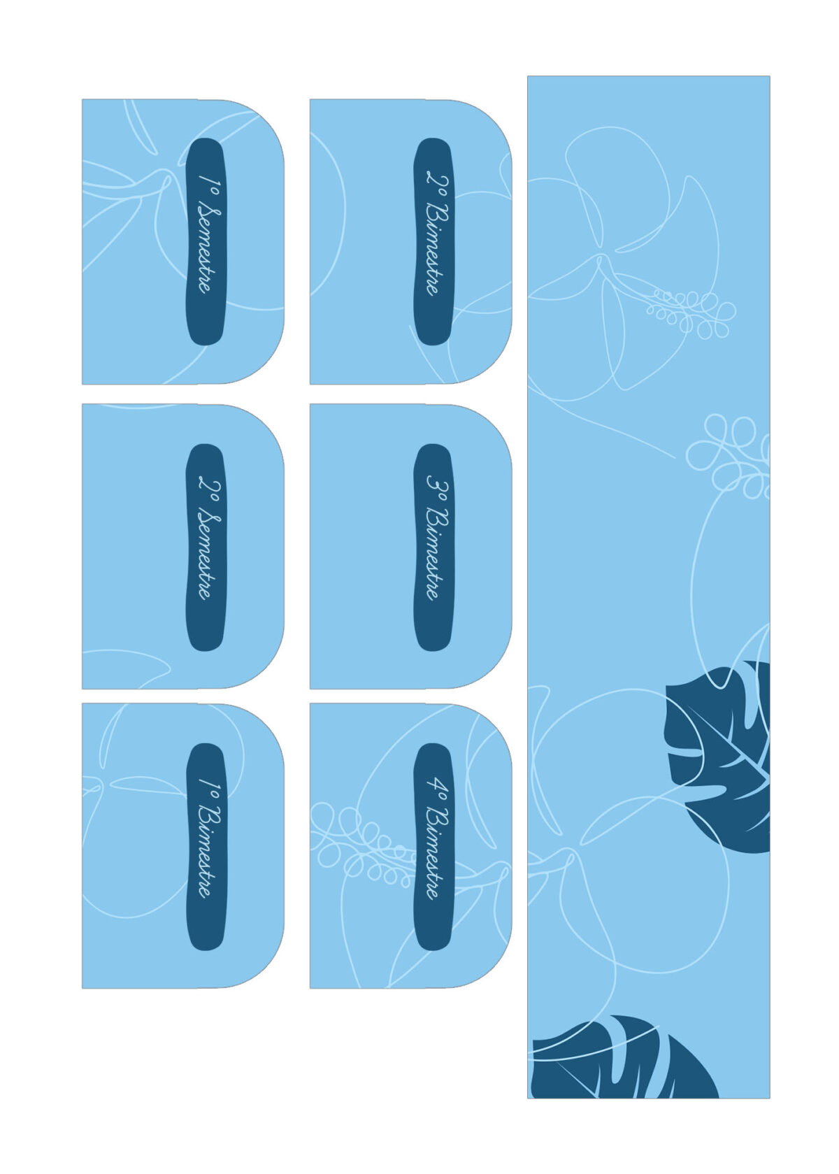 Abas Planner Professor Stitch - Fazendo a Nossa Festa