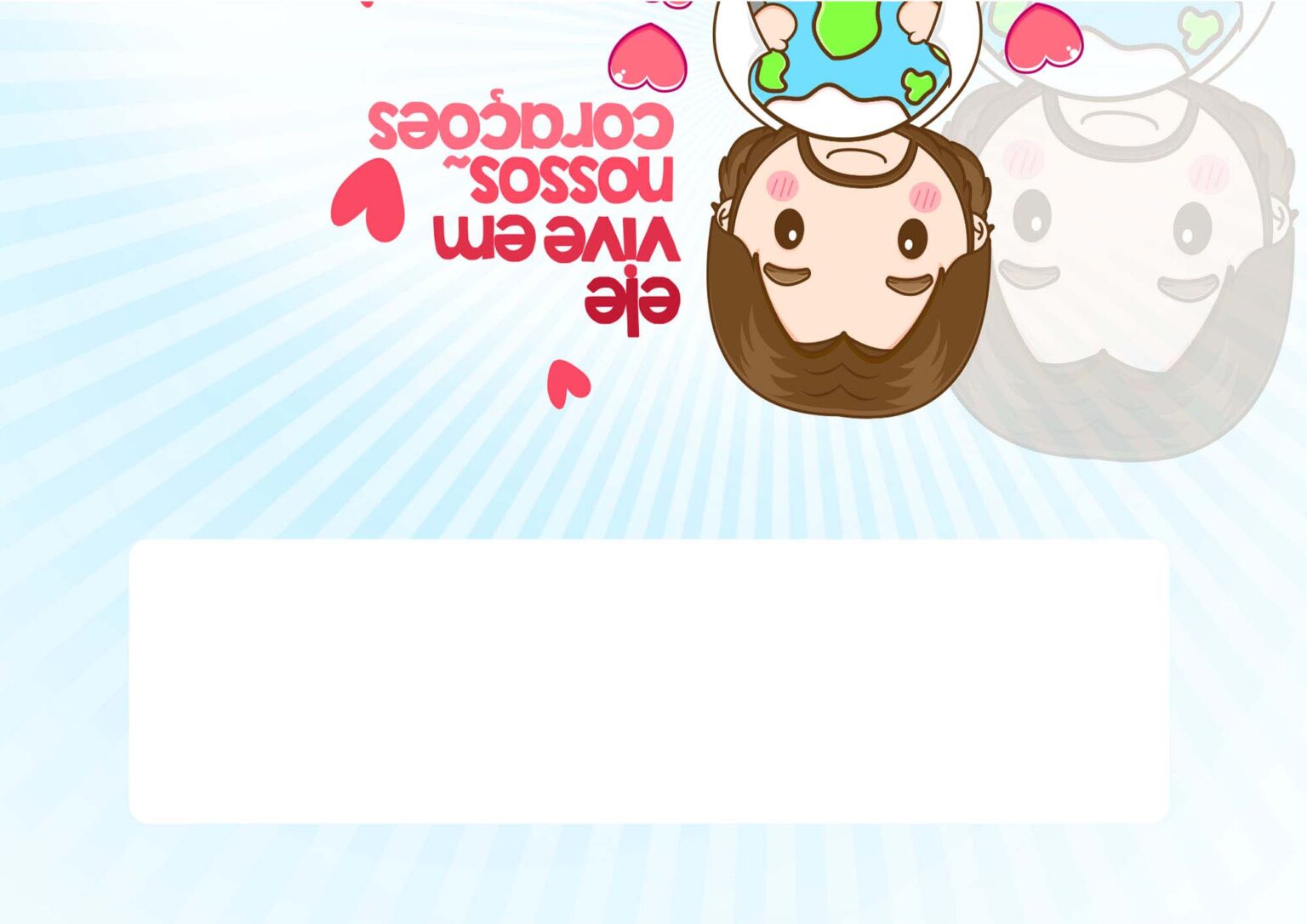 Caixa Cesta Ele Vive Tag Avulsa - Fazendo a Nossa Festa