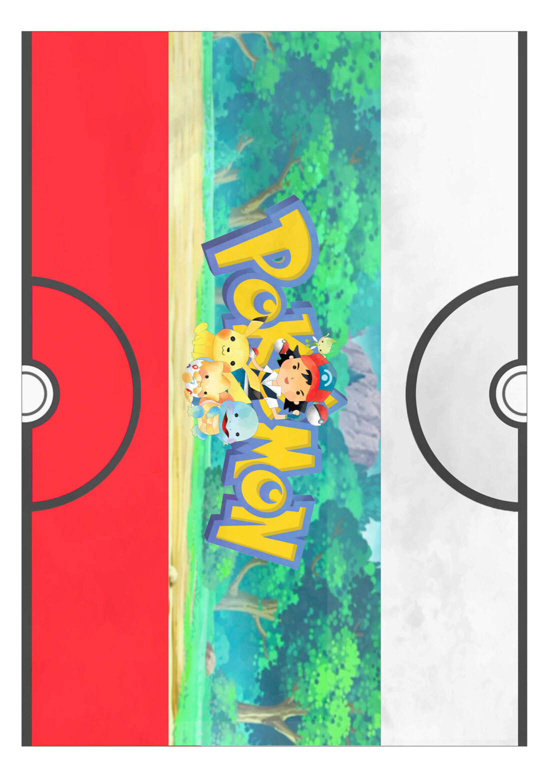 Envelope Barra de Chocolate Pokemon - Fazendo a Nossa Festa