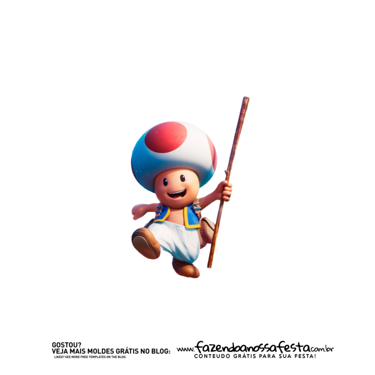 Toad 1 Mario Bros Filme - Fazendo a Nossa Festa
