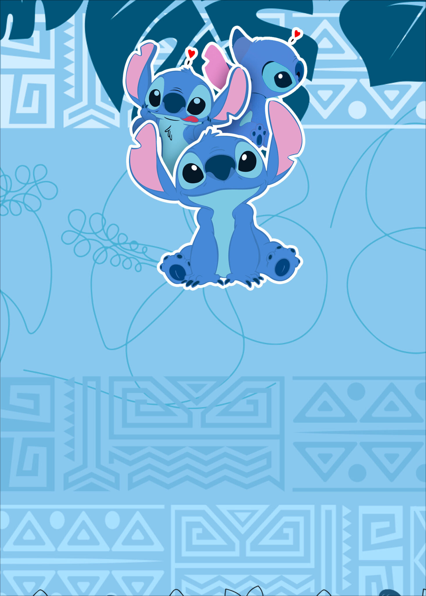 Convite Impresso Stitch - Fazendo a Nossa Festa