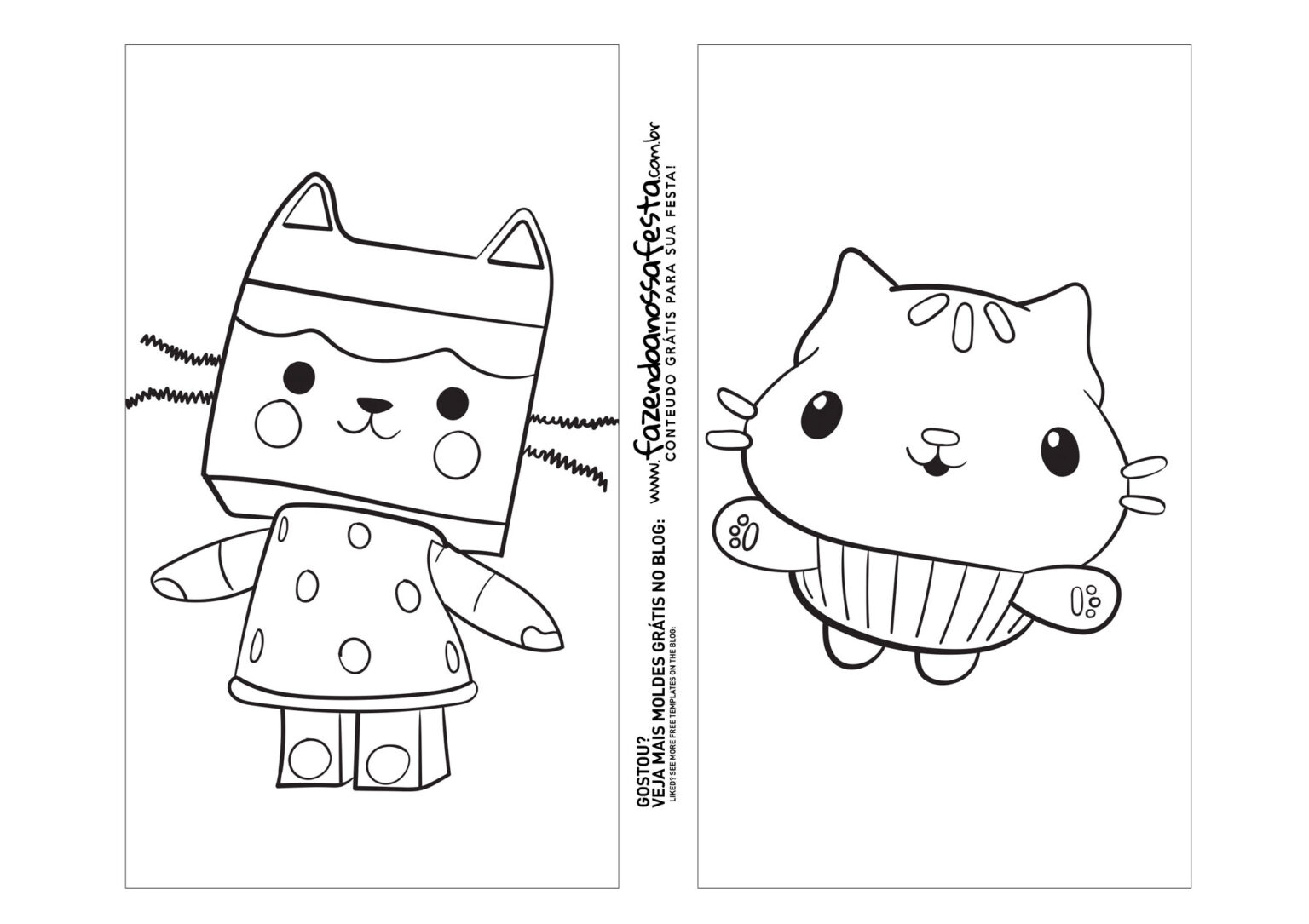 Livrinho de Colorir 1 A Casa Magica da Gabby - Fazendo a Nossa Festa