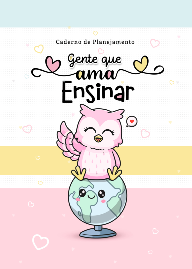 Capa Caderno Planejamento Planner Professor Gente que Ama Ensinar ...