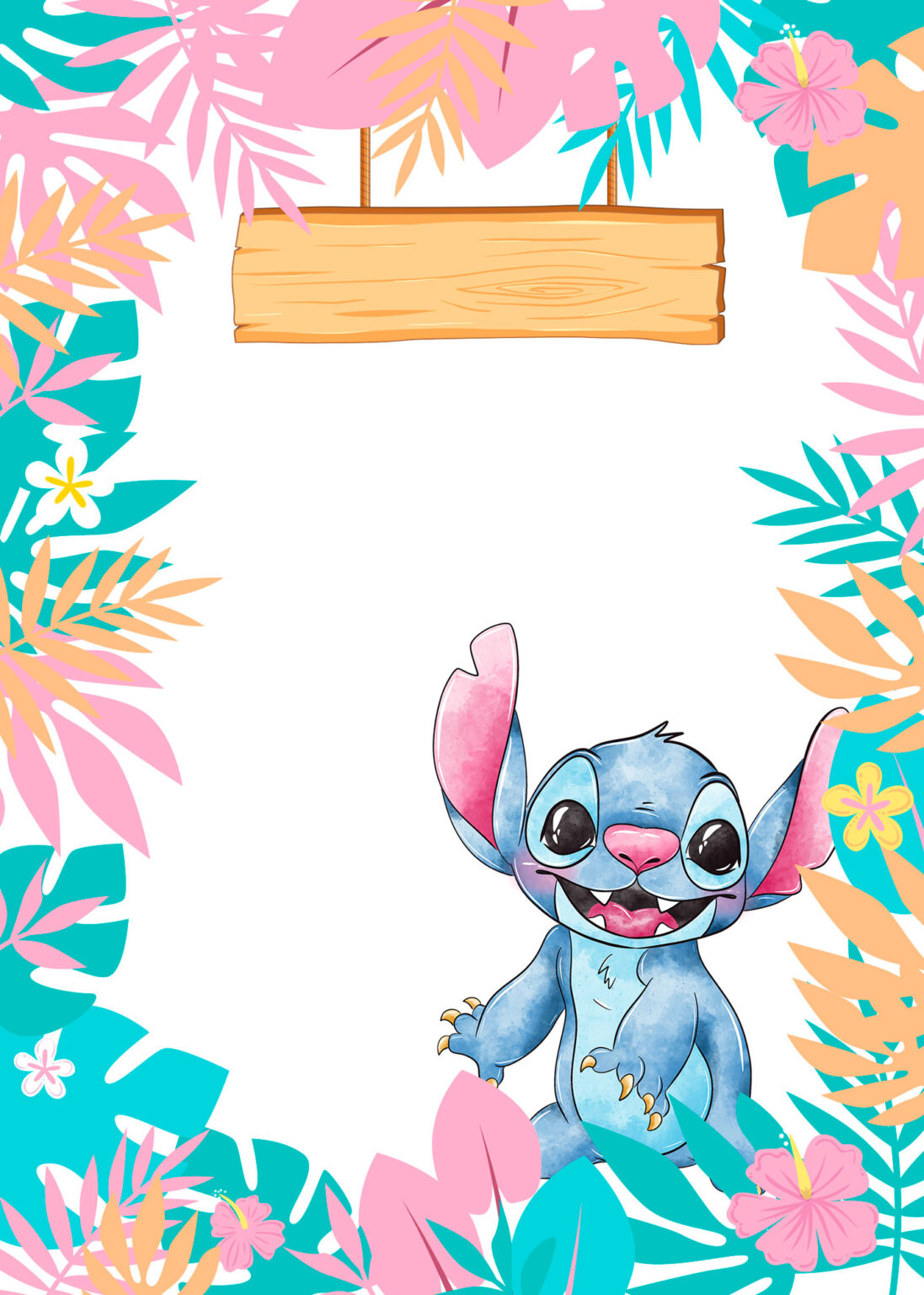 Convite Stitch para editar gratis - Fazendo a Nossa Festa Convite Stitch para editar gratis - Fazendo a Nossa Festa