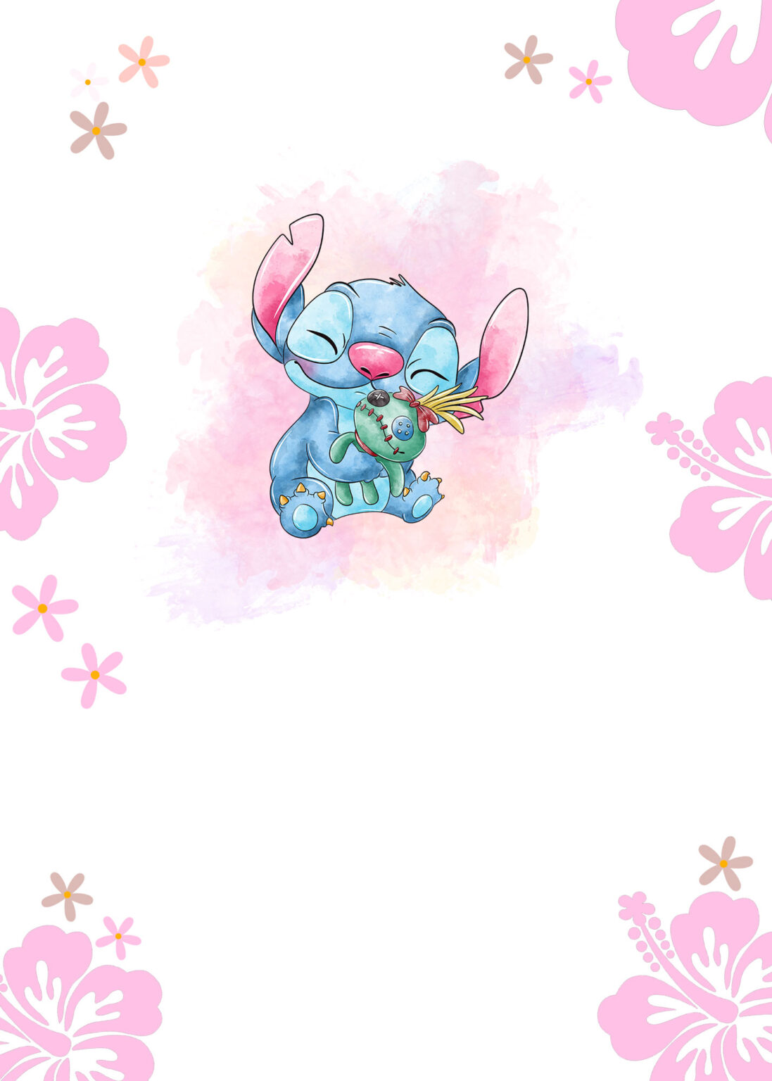 Convite Stitch para imprimir - Fazendo a Nossa Festa