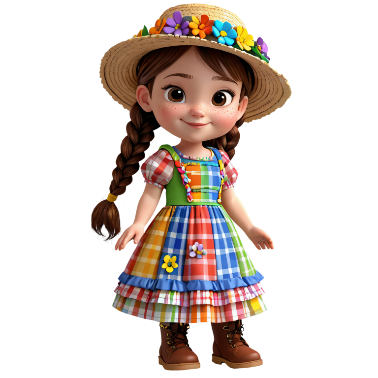 15 Bonecos de Festa Junina PNG - Sem Fundo - Feitos com IA
