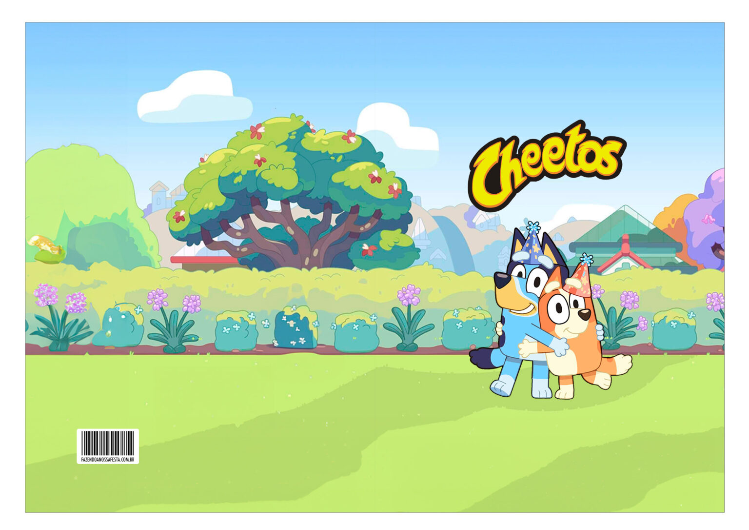 Mini Cheetos Salgadinho Festa Bluey - Fazendo a Nossa Festa