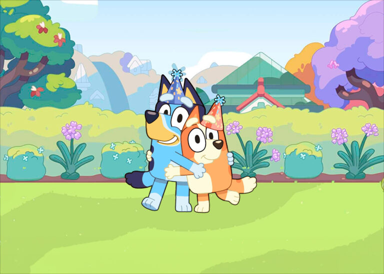 Molde Retangular Festa Bluey - Fazendo a Nossa Festa