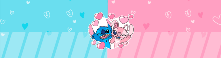 Molde Horizontal Stitch e Angel - Fazendo a Nossa Festa